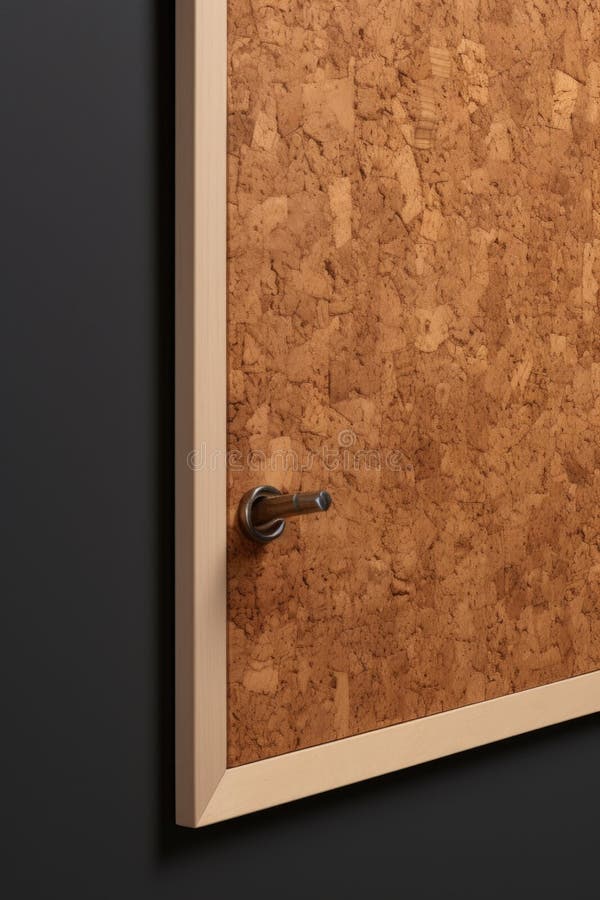 Cork Board Hanging Wall Perfect Office Home Organization Stock Photos ...