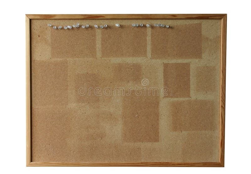 Cork board - isolated stock illustration. Illustration of frame - 284381