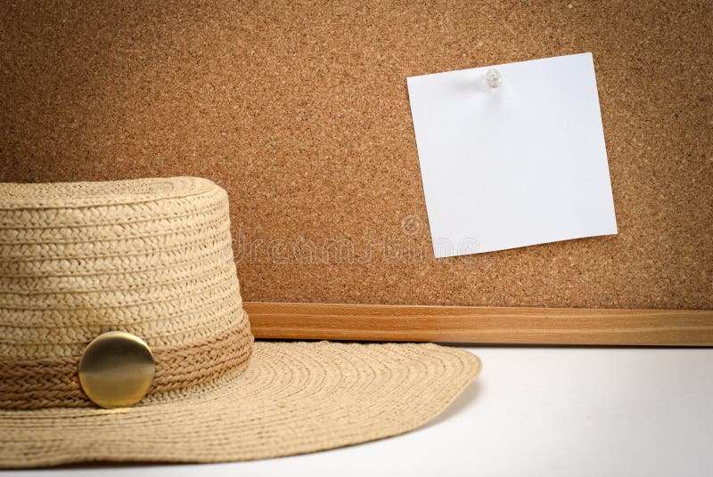 Cork board note on it stock photo. Image of cork, plan - 28970024