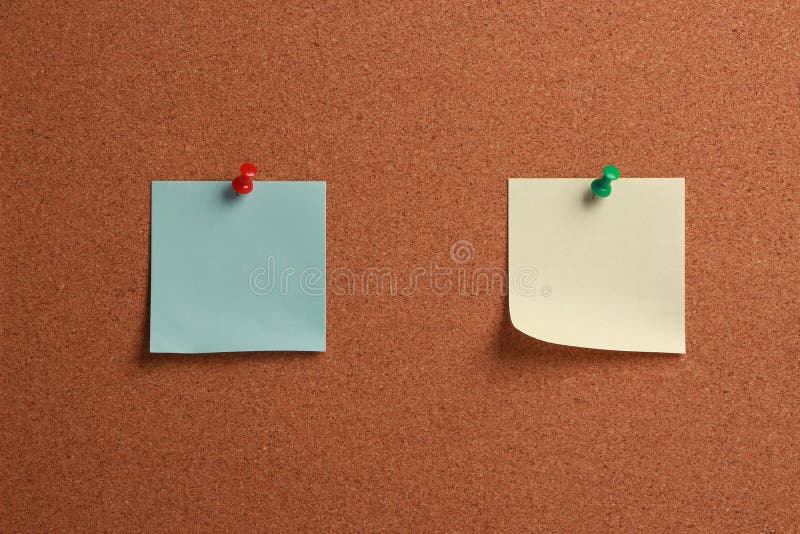 Cork board and note stock image. Image of memoboard, corkboard - 45043263
