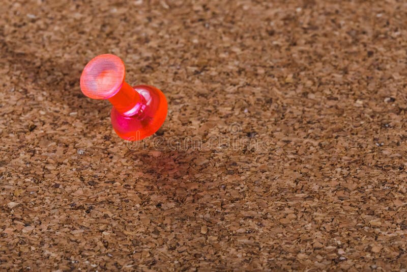 Cork Board with Plastic Pins Stock Image - Image of note, business ...