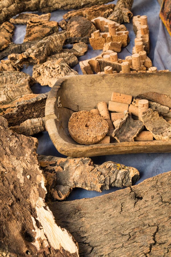 Cork crafts stock photo. Image of handicraft, stall, material - 72193982