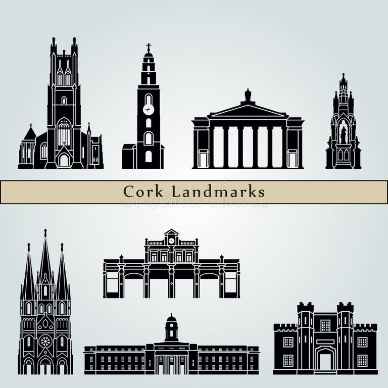 Cork Landmarks Stock Illustrations – 73 Cork Landmarks Stock ...