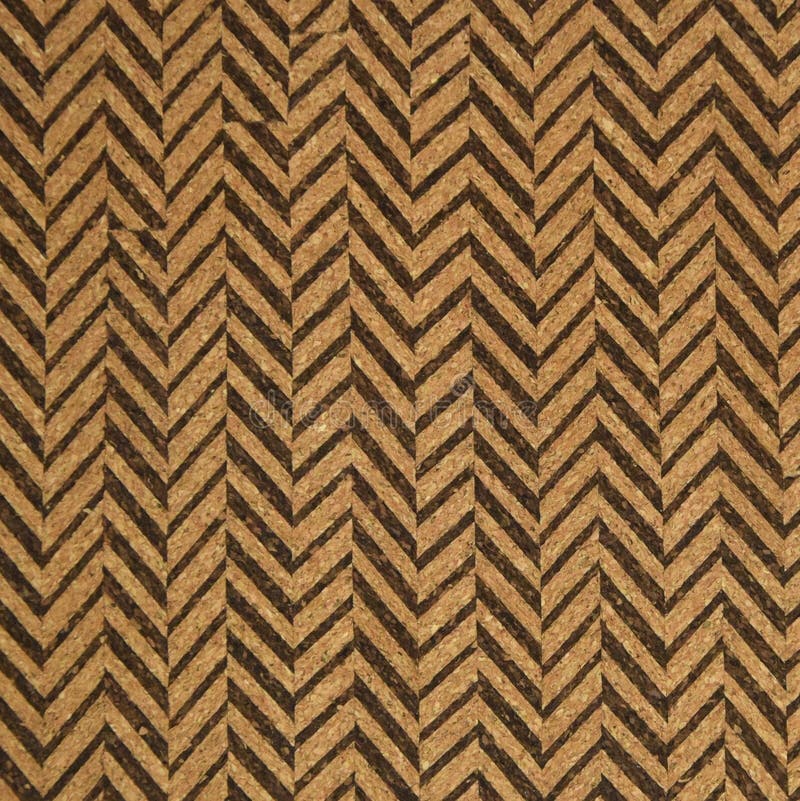 Cork Material Texture with Chevron Herringbone Pattern Stock Image ...
