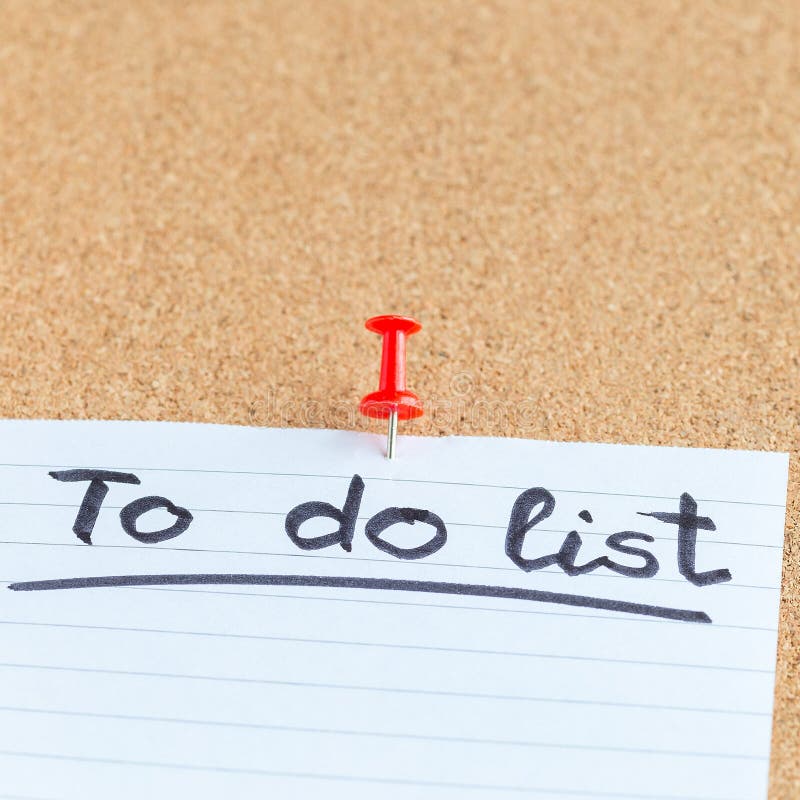 Cork Memory Board with Blank Piece of Paper and Pen, To Do List ...