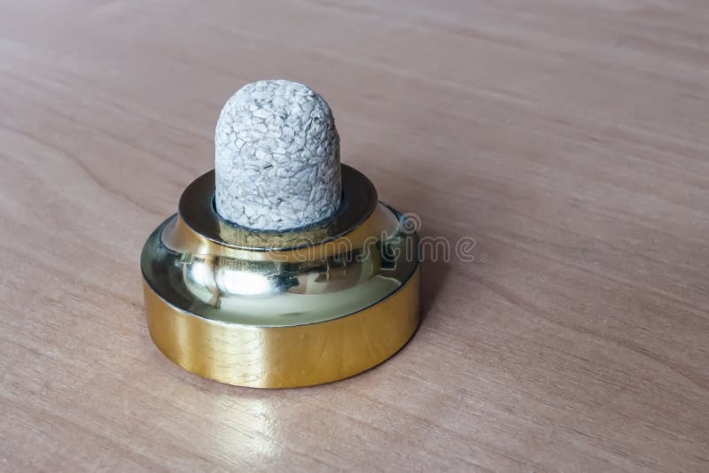 Cork in metal frame stock image. Image of shiny, liquid - 118074107