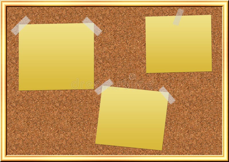 Empty Pinboard stock illustration. Illustration of noteboard - 28583447
