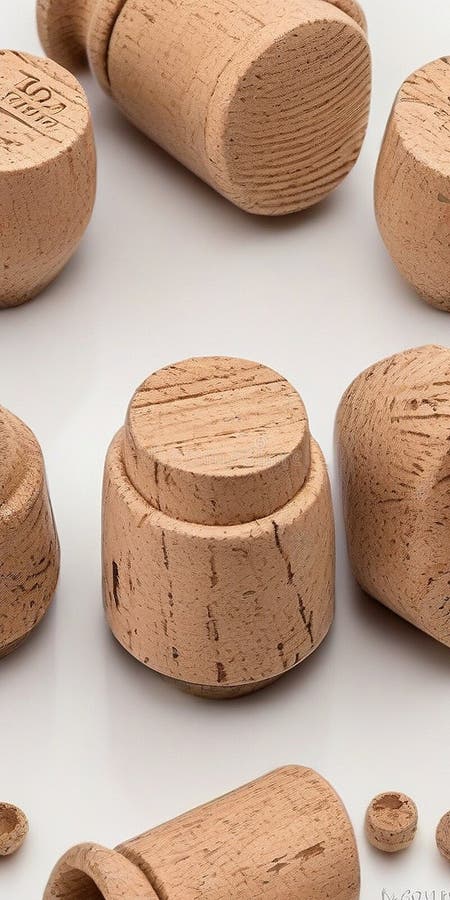Cork stoppers for bottles stock illustration. Illustration of bottles ...