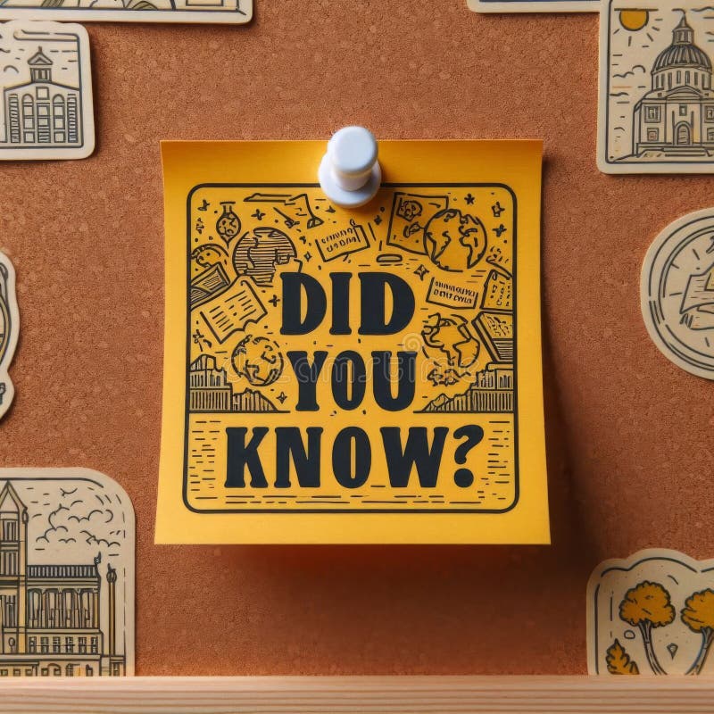 Corkboard Display Featuring Sticky Note, Highlighting the Phrase Did ...