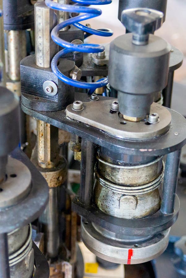 Corking device at winery stock image. Image of belt - 119952693