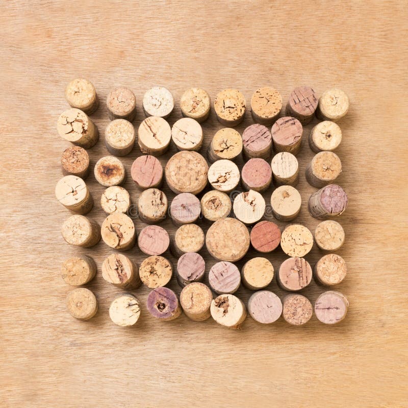 Corks in square stock photo. Image of shape, liquor, natural - 74210878