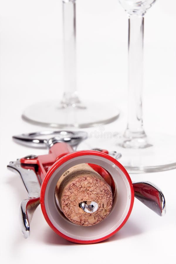 Corkscrew stock image. Image of celebrate, iron, cheers - 15287595
