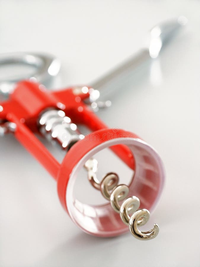 Corkscrew stock image. Image of open, bottle, entertainment - 214759