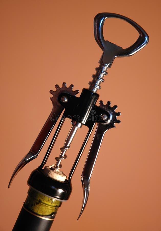 Corkscrew stock image. Image of cork, drink, corkscrew - 265117
