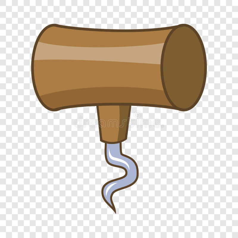 Corkscrew Icon, Cartoon Style Stock Vector - Illustration of restaurant ...