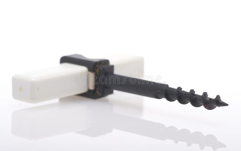 Corkscrew isolated stock image. Image of sharp, plastic - 7267947