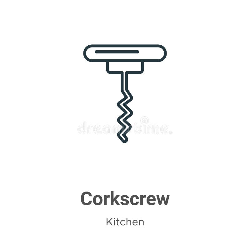 Corkscrew Outline Stock Illustrations – 3,679 Corkscrew Outline Stock ...