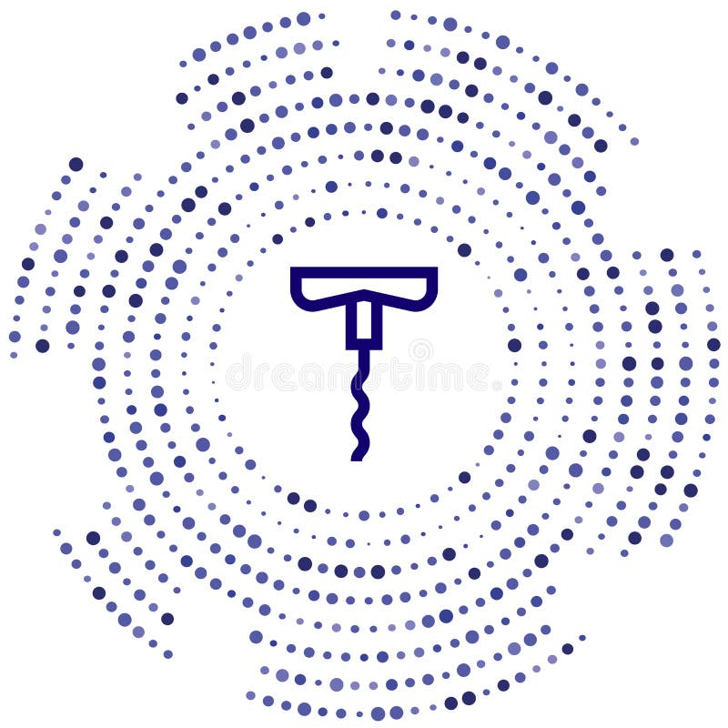 Corkscrew Vector Icon. Corkscrew Editable Stroke. Corkscrew Linear ...