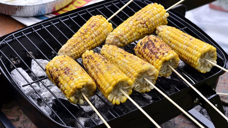 Corn barbecue stock photo. Image of nature, pepper, heat - 29984828