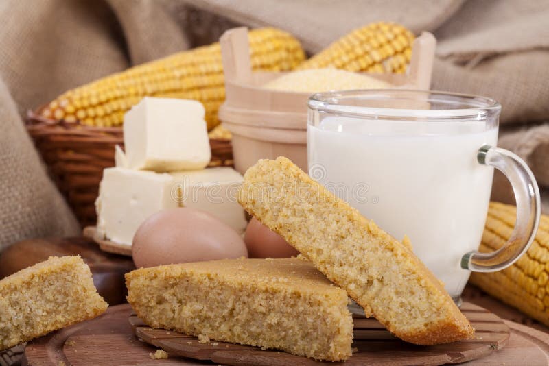 Corn bread stock image. Image of cornmeal, meal, bread - 35548527