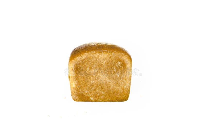 Corn Bread Isolated on White Back Ground. Stock Image - Image of loaf ...