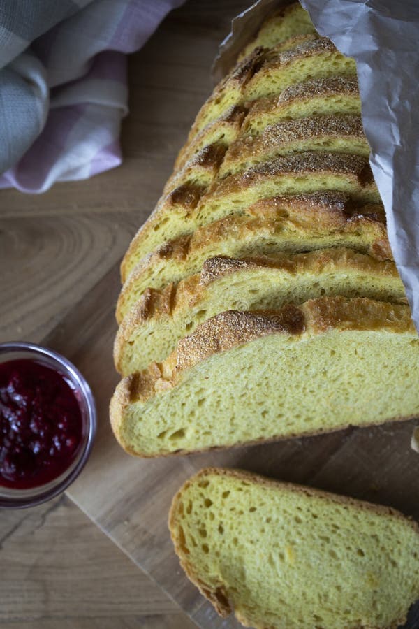 Corn Bread Slices Ready To Eat Stock Image - Image of tasty, cornbread ...