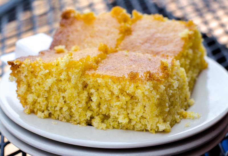 Corn bread squares stock photo. Image of sweet, home - 73788186
