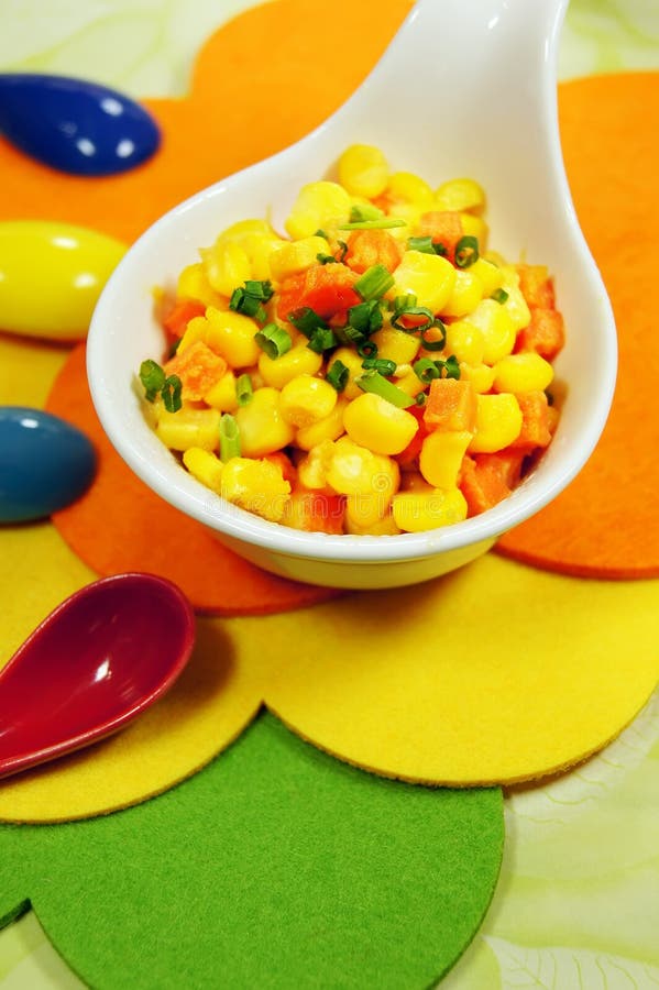 Corn and carrots stock image. Image of healthy, spice - 26012463