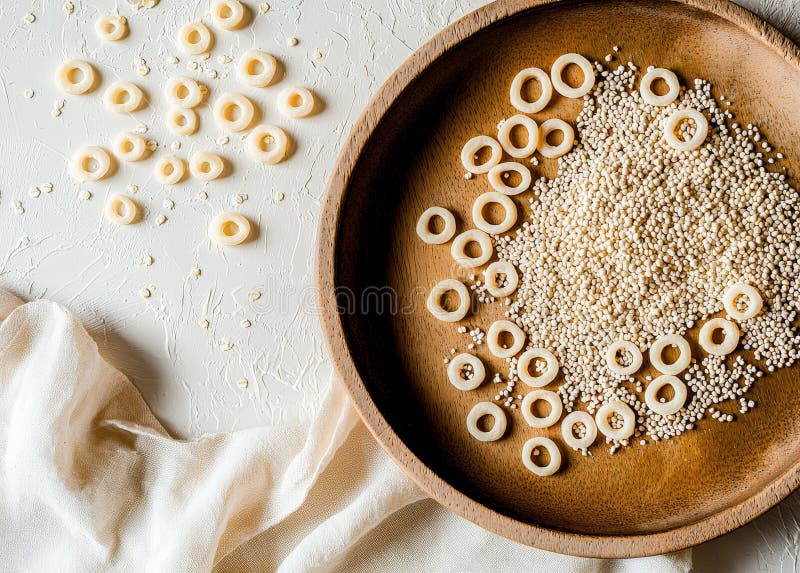 Corn Cereals Snack, Breakfast Rice Loops, Isolated Cereal Rings Stock ...