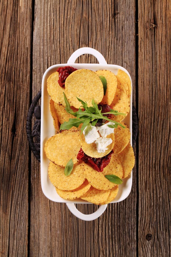 Corn chips stock photo. Image of curd, tortilla, feta - 18543542