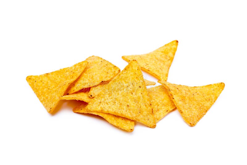 Corn Chips,triangle, Nachos Stock Image - Image of background, dinner ...