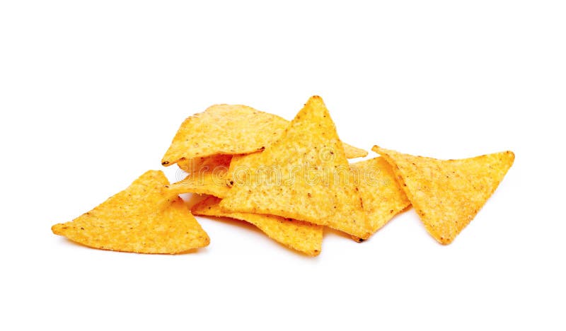 Corn Chips,triangle, Nachos Stock Image - Image of background, fresh ...