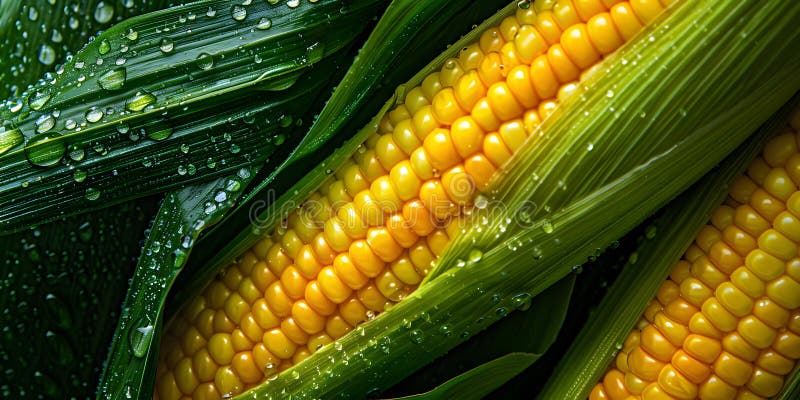 Corn close-up stock image. Image of corn, garden, plant - 325721883