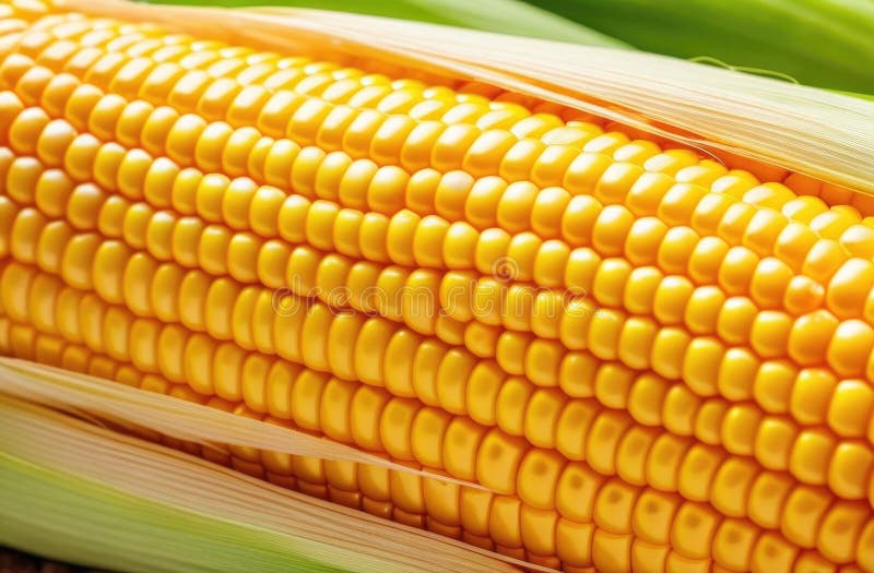 Corn Cob Close-up,yellow Corn Kernels,roasted Corn, Stock Image - Image ...