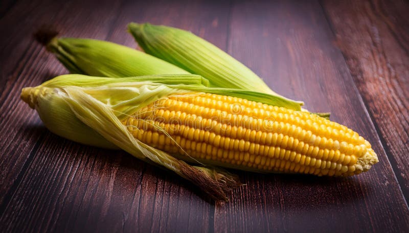 Corn on the cob stock illustration. Illustration of flower - 339977368