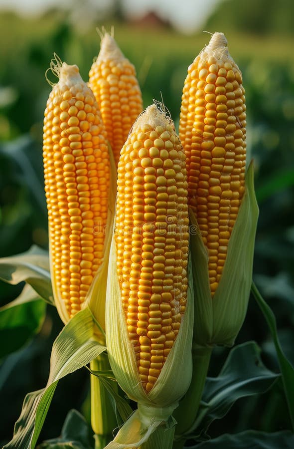 Corn on the Cob. Fresh Corn Cobs Stock Photo - Image of corn, healthy ...