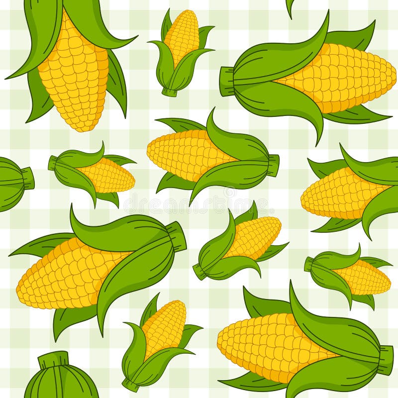 Corn Cob Texture Stock Illustrations – 556 Corn Cob Texture Stock ...