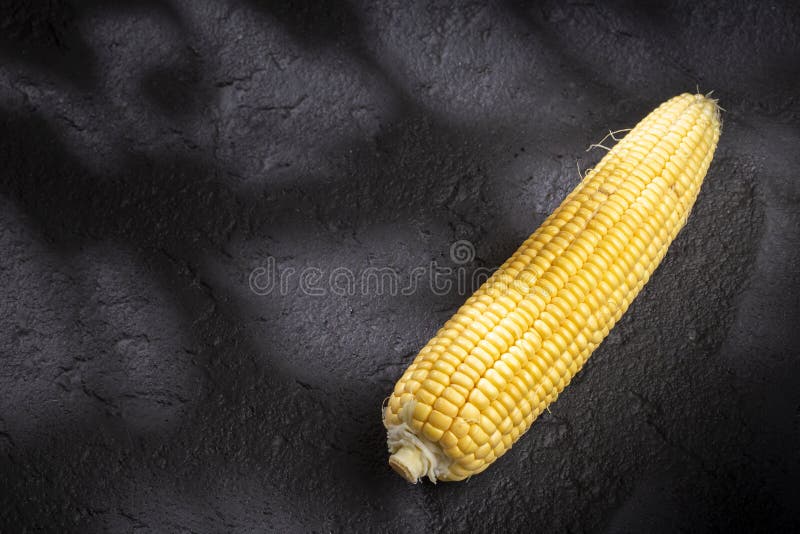 Corn on the Cob on the Table, Sweet Corn Stock Photo - Image of plant ...