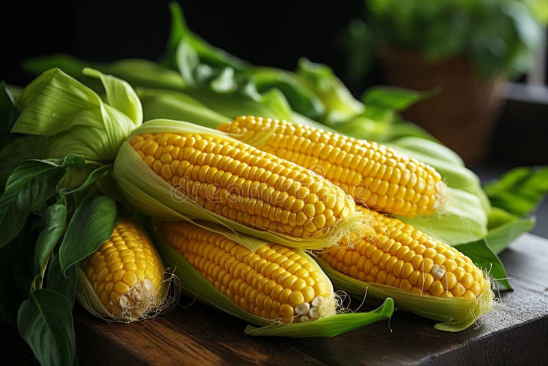 Corn Cobs stock illustration. Illustration of corn, ripe - 302302601