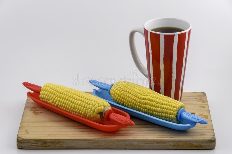 Corn and Coffee 02 stock image. Image of colourful, kernel - 30856075