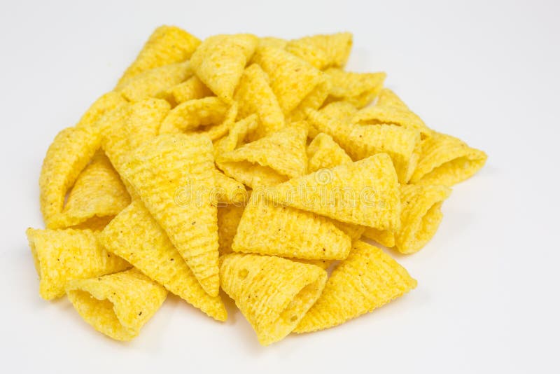 Corn cones snack stock photo. Image of crispy, baked - 188600868