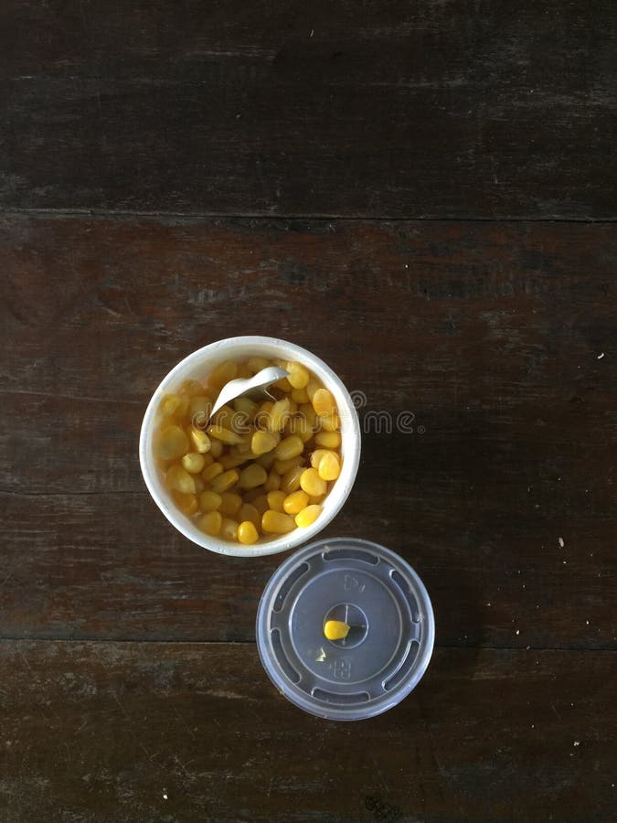 Corn in a cup stock image. Image of corn, corns, view - 64863505