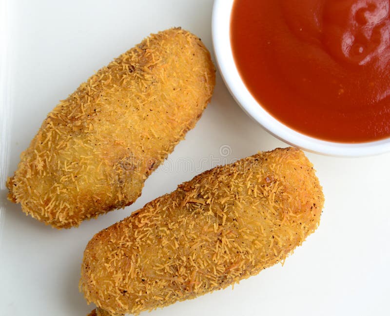 Corn Cutlet stock photo. Image of pastry, pakoda, side - 31376412