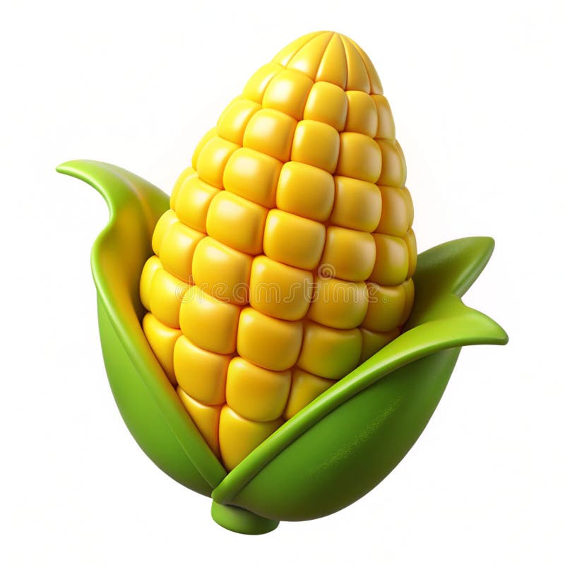 Corn 3D Icon stock illustration. Illustration of farm - 360853679