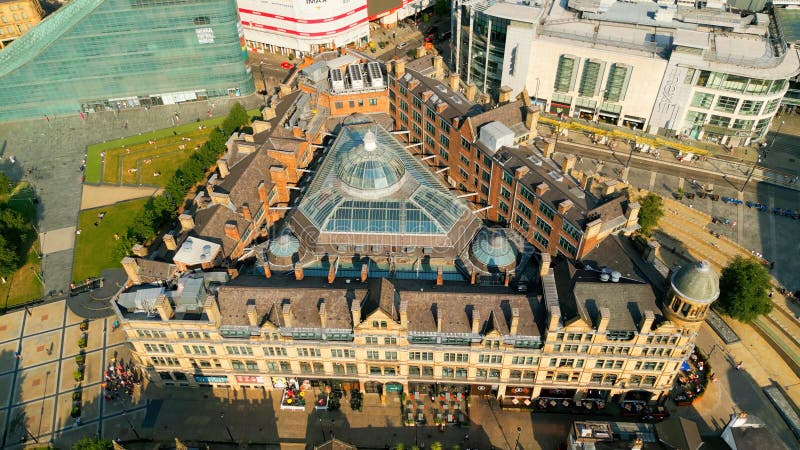 Corn Exchange Manchester from Above - MANCHESTER, UK - AUGUST 15, 2022 ...