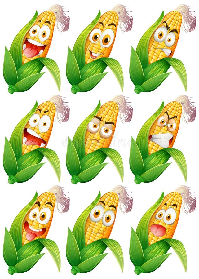 Corn Face Stock Illustrations – 2,695 Corn Face Stock Illustrations ...
