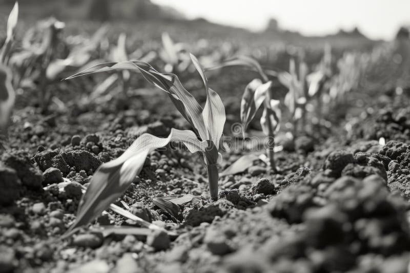 Corn Field Landscape stock image. Image of grain, nature - 374989943