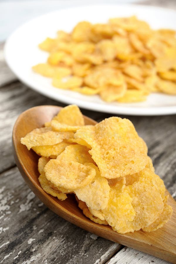 Corn flake stock image. Image of morning, healthy, breakfast - 41836665