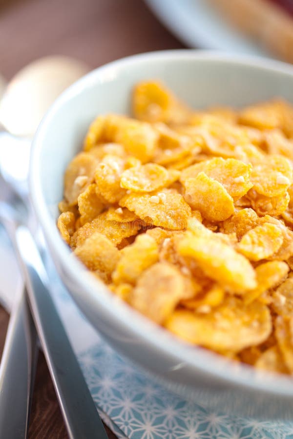 Corn flakes stock image. Image of flakes, nourishment - 19032619