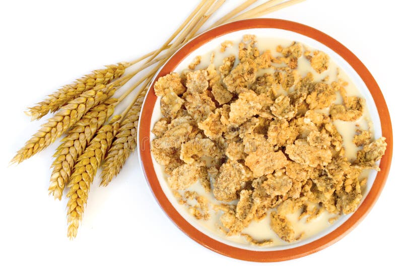 Wheat Flakes stock image. Image of wheat, cereal, nutritious - 20348427